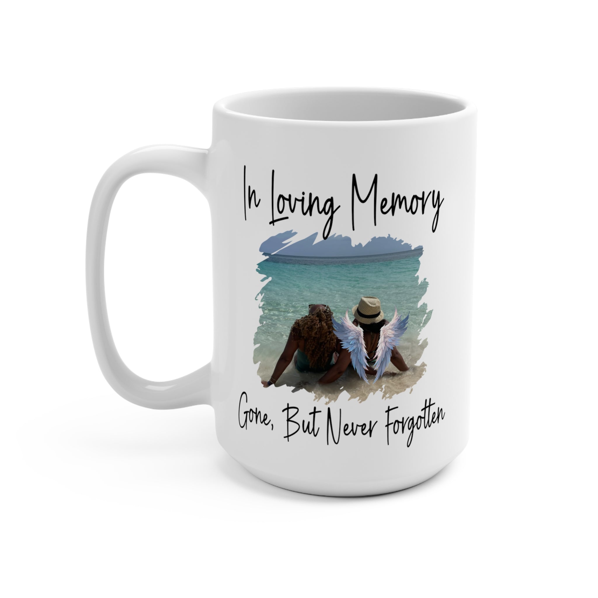 Custom In Loving Memory Ceramic Mug, 15 oz – Taicam Unlimited
